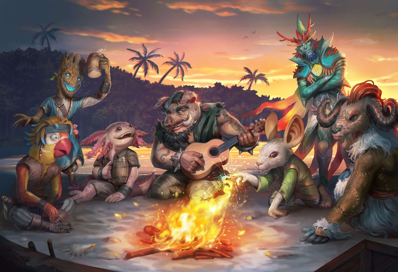 World of Battlezoo: Indigo Isles for Foundry VTT – Roll For Combat